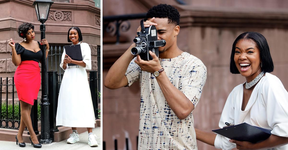 Gabrielle Union & Remy Ma Film 'The Perfect Find' In Harlem: Photos