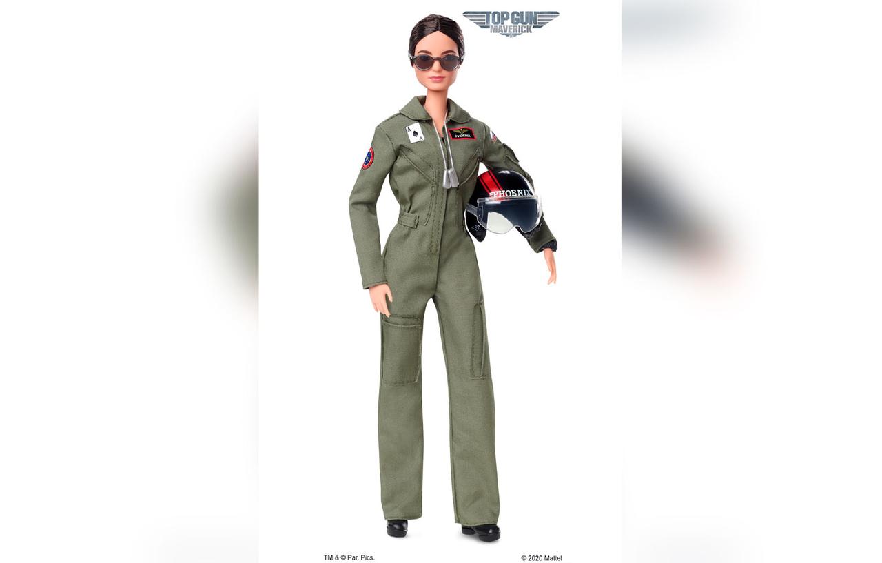 'Top Gun: Maverick' Barbie Comes With A Pilot's Helmet & Jumpsuit