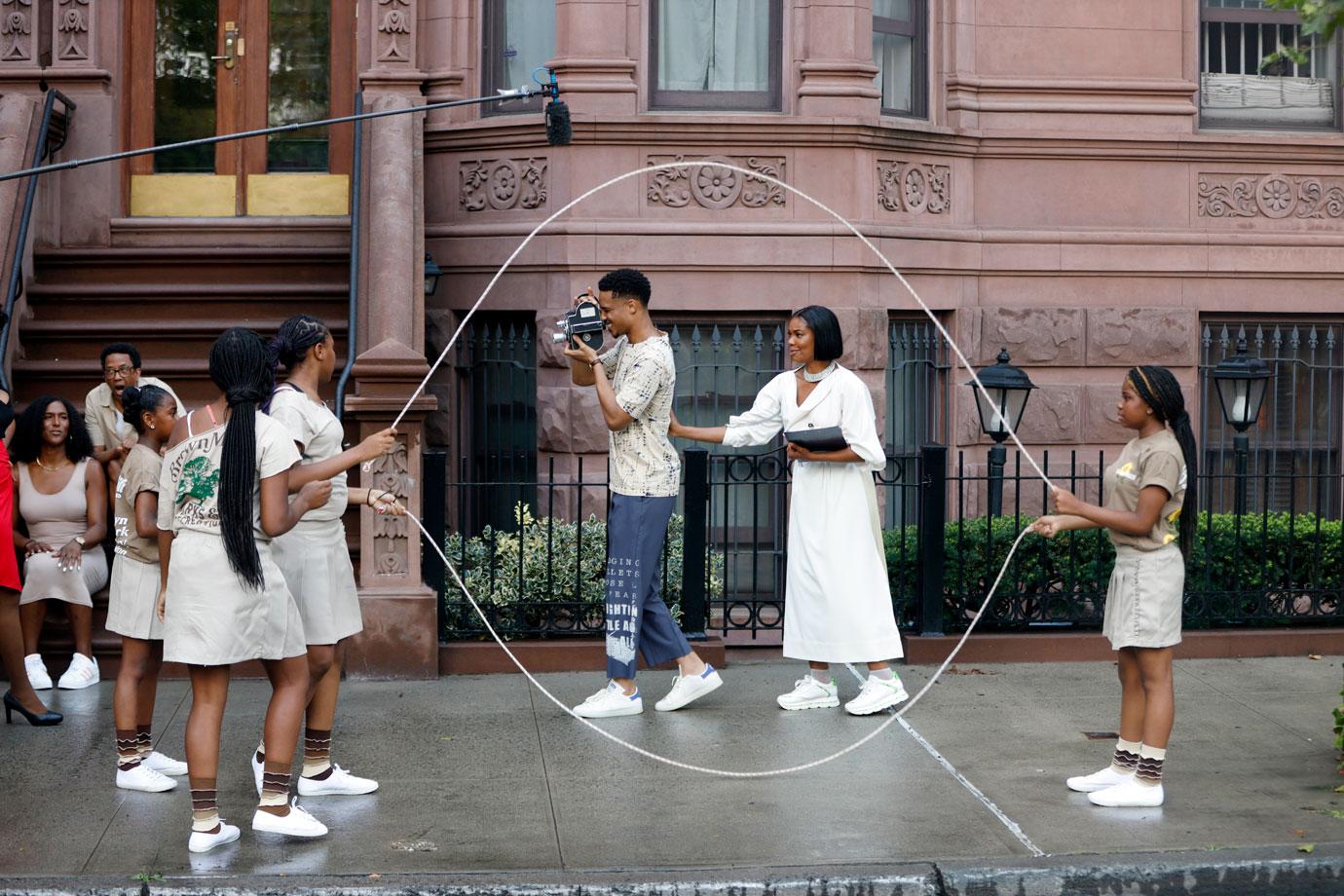 Gabrielle Union & Remy Ma Film 'The Perfect Find' In Harlem: Photos