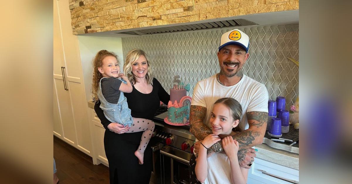 AJ McLean Participates In Dance Parties With Daughters