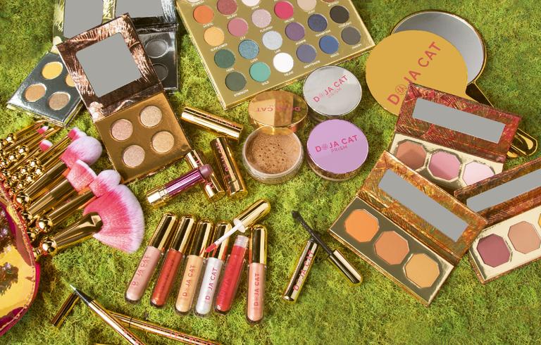 Doja Cat's Makeup Collection With BH Cosmetics Features Edgy Colors
