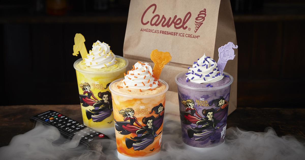 'Hocus Pocus' Ice Cream Shakes At Carvel Come With Collectible Cups ...
