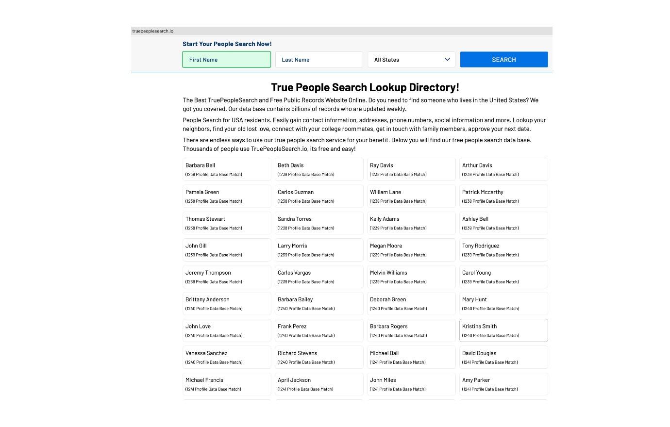 TruePeopleSearch.io: Revolutionizing Online People Search