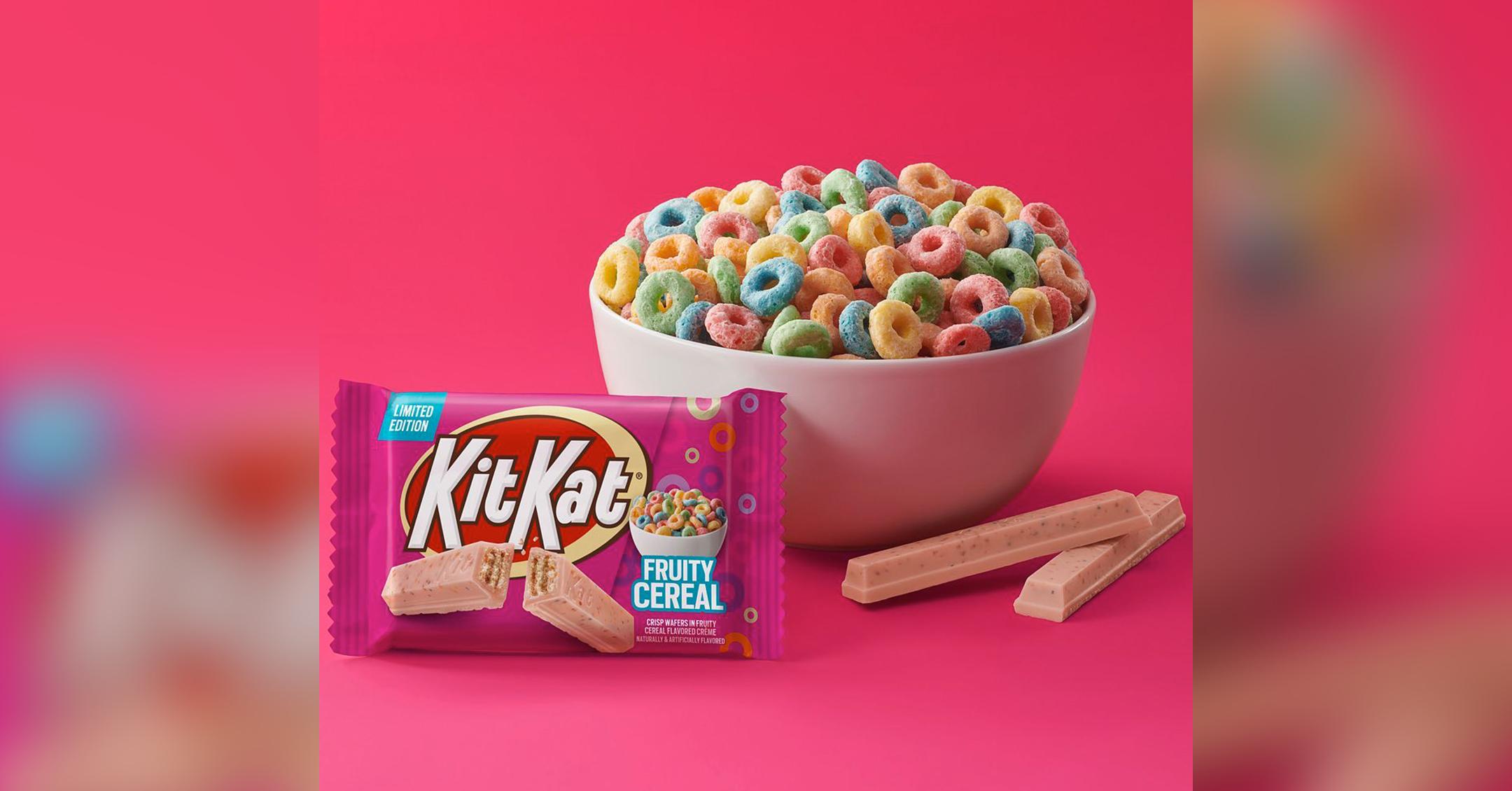 Kit Kat's Newest Flavor, Fruity Cereal, Is Available Now!