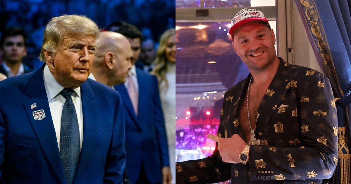 'Donald Trump for Prime Minister': Tyson Fury's Cap Triggers Mockery ...